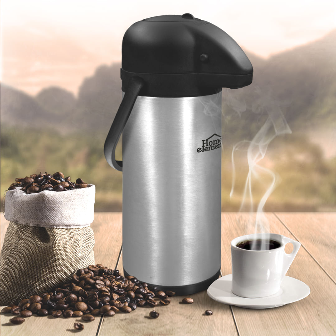 Termo Bomba 3,0 Litros Doble Pared Acero Inoxidable