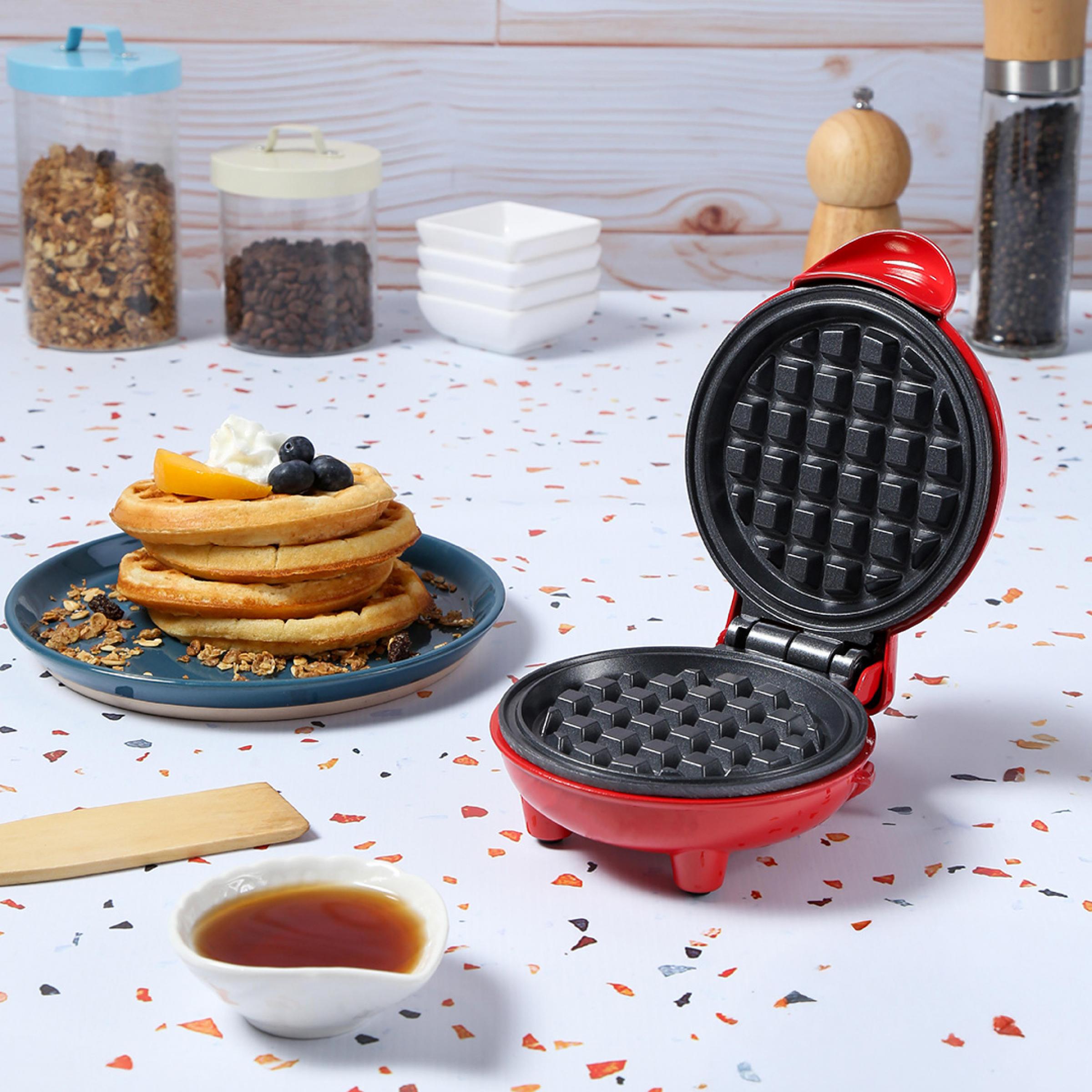Mini Wafflera Roja